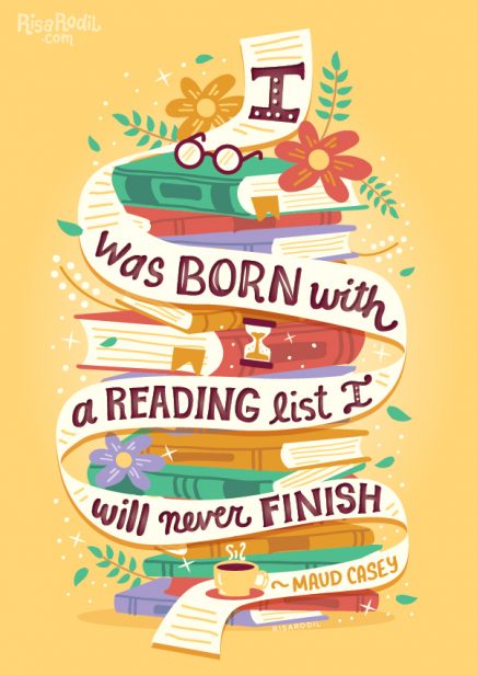 Risa Rodil illustre son amour pour les livres